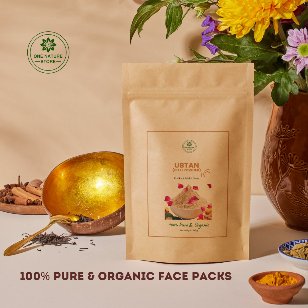 One Nature Store | Ubtan (Pitti Powder) | 100 grams | For Anti-Tan and